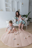 Linen Baby Play Mat | French Linen Baby Play Mat | The Kairos Child